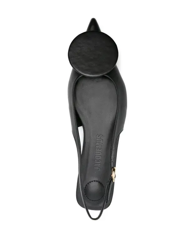 Jacquemus Les Slingbacks Duelo Ballerinas - Black