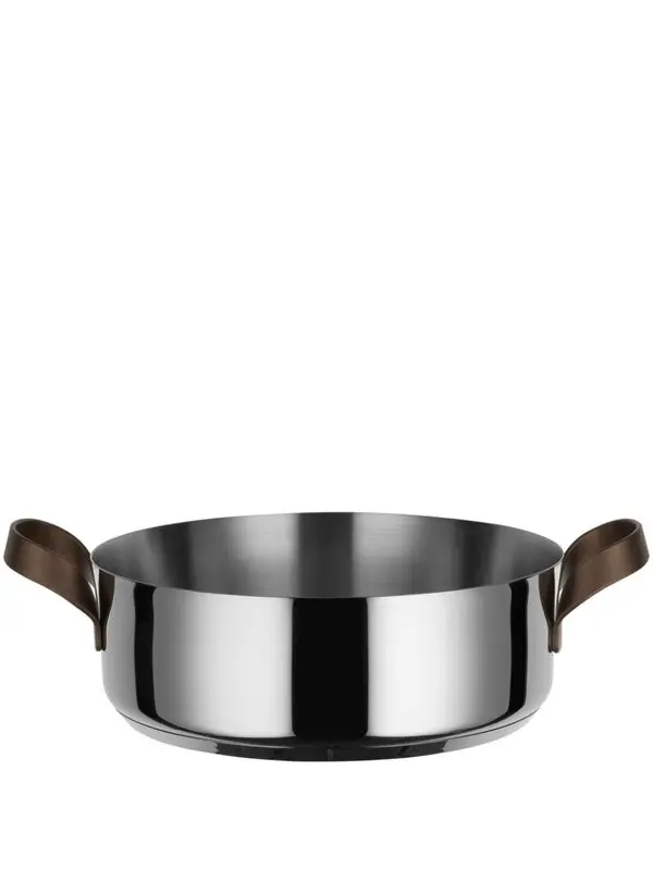 ALESSI Edo Low Casserole Stainless-steel Saucepan - Silver