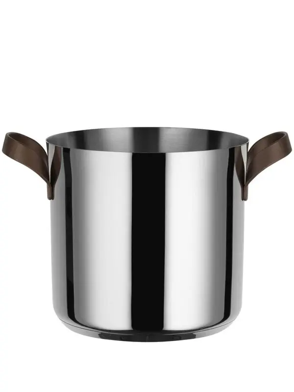 ALESSI Edo Stainless Steel Stock Pot - Silver