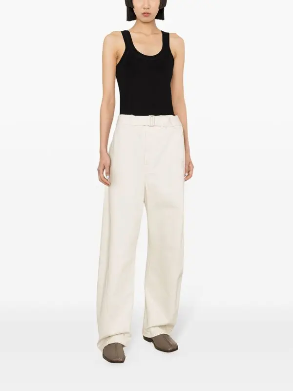 LEMAIRE Fine-ribbed Tank Top - Black