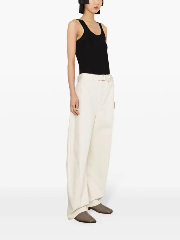 LEMAIRE Fine-ribbed Tank Top - Black