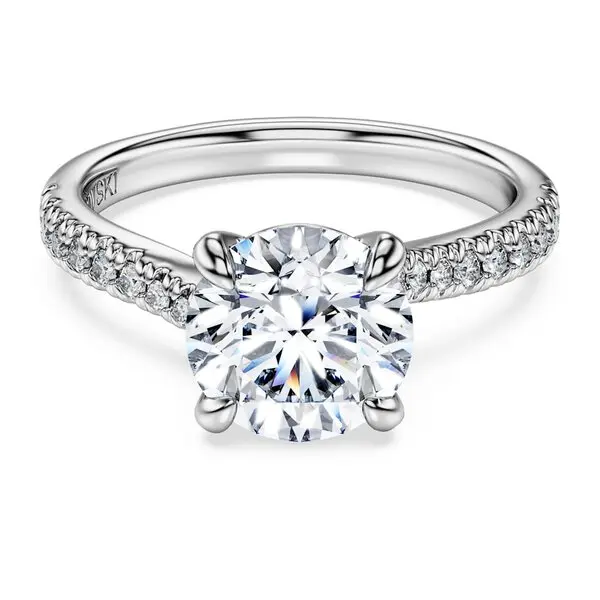 SWAROVSKI Eternity Solitaire Ring In 14k Yellow Gold - White
