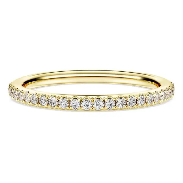 SWAROVSKI Eternity 14k Gold Band Ring - White