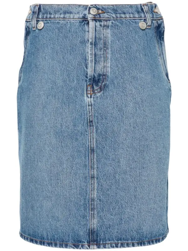 Coperni Denim Mini Skirt - Blue
