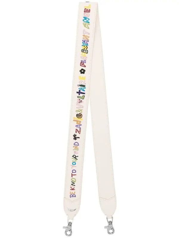 Zadig&Voltaire Logo-lettering Leather Bag Strap