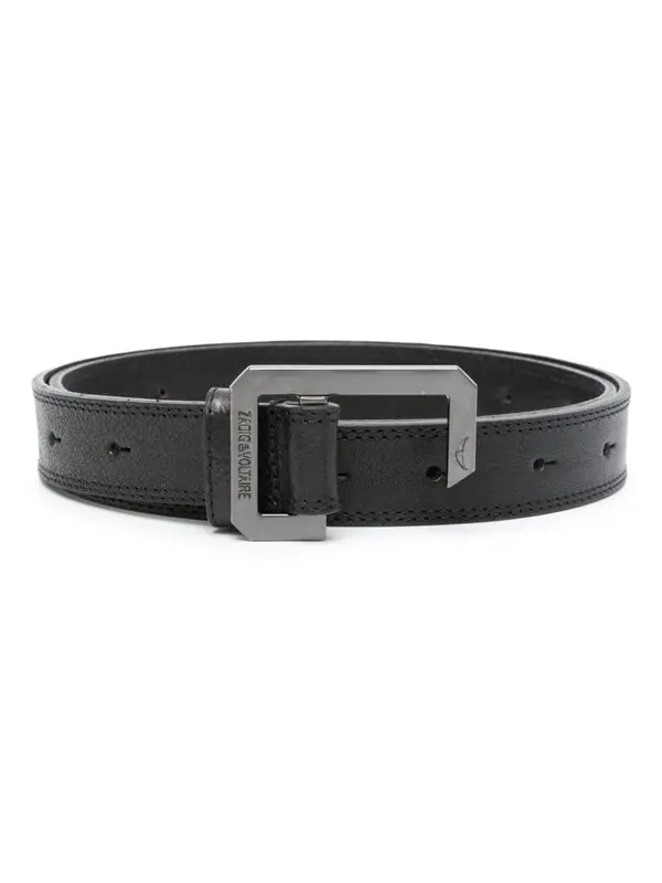 Zadig&Voltaire La Cecilia Leather Belt - Black