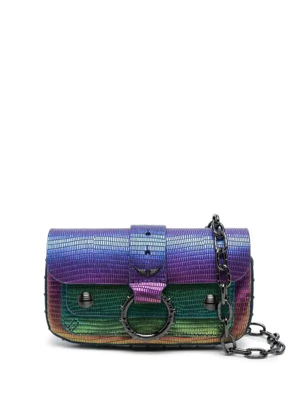 Zadig&Voltaire Kate Leather Wallet Shoulder Bag - Blue