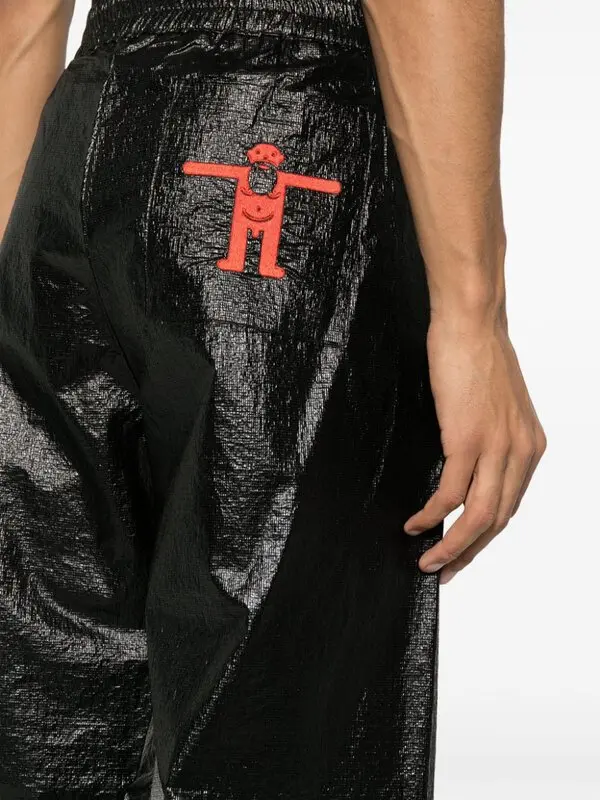 WALTER VAN BEIRENDONCK Embroidered-logo Trousers