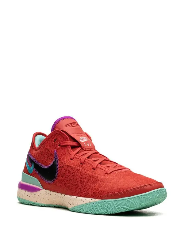 Nike Lebron Nxxt Gen Track Sneakers - Red