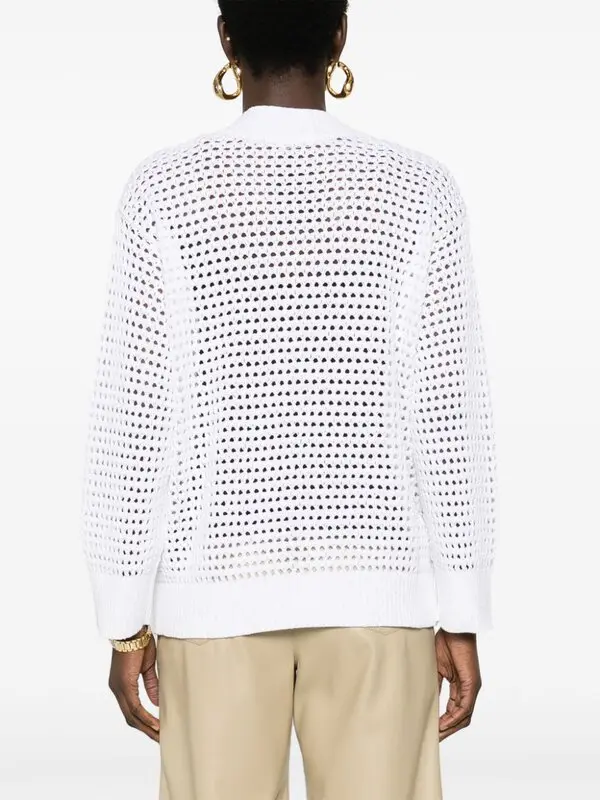 Brunello Cucinelli Sequin Embellished Knit Jumper - White