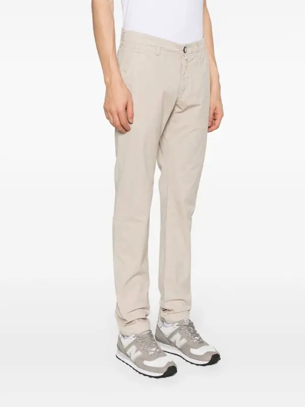 Jacob Cohen Mid-rise Cotton Chino Trousers
