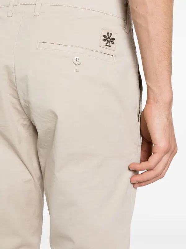 Jacob Cohen Mid-rise Cotton Chino Trousers