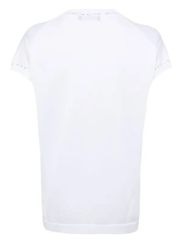 Fabiana Filippi Sequin-embellished Knit Top - White
