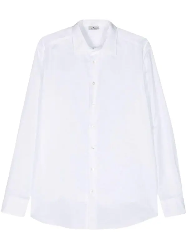 Etro Paisley-print Cotton Shirt - White