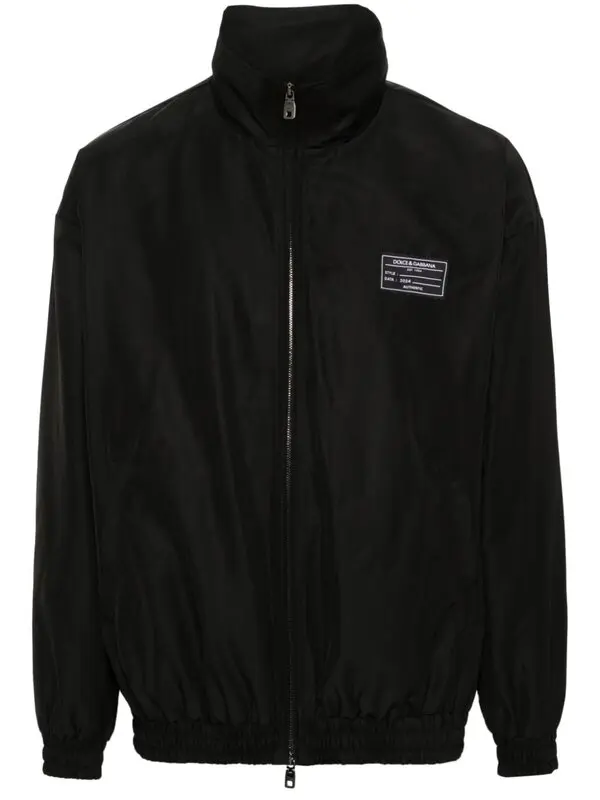 Dolce & Gabbana Logo-appliqué Bomber Jacket