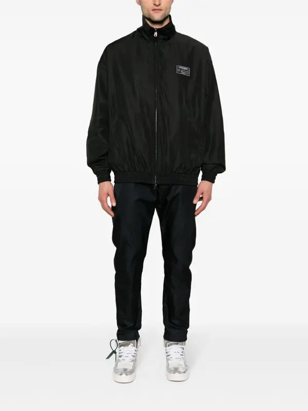Dolce & Gabbana Logo-appliqué Bomber Jacket
