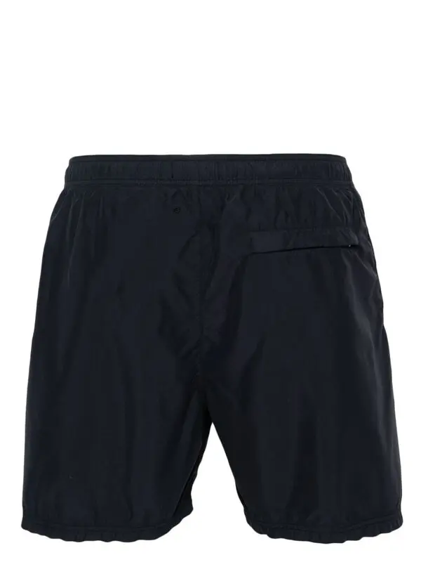 Stone Island Compass-patch Swim Shorts - Blue