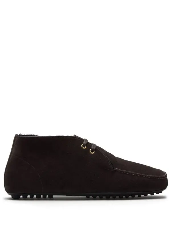 Car Shoe Fur-lined Suede Boots