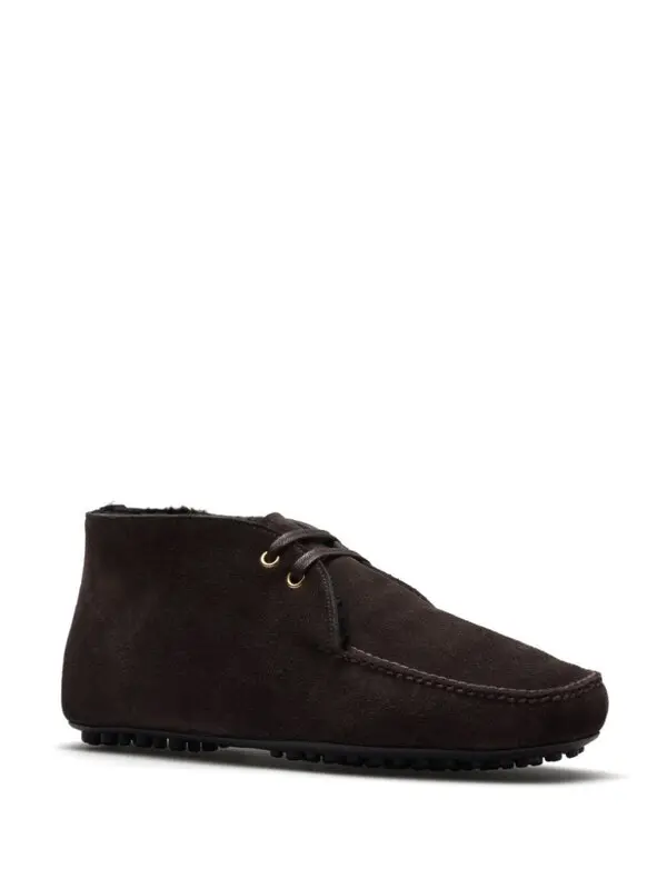 Car Shoe Fur-lined Suede Boots