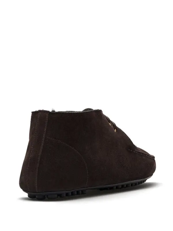 Car Shoe Fur-lined Suede Boots