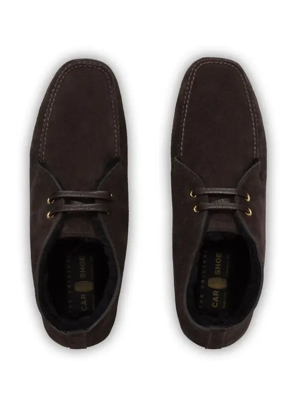 Car Shoe Fur-lined Suede Boots