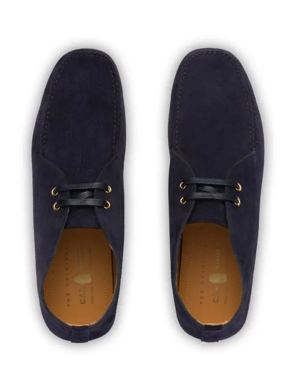 Car Shoe Suede Driving Boots - Blue