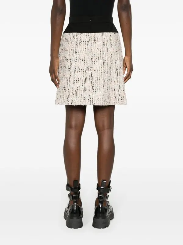 Alexander McQueen Hybrid Tweed Mini Skirt