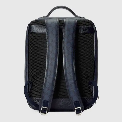 Gucci Ophidia Large Backpack - Blue And Black Supreme