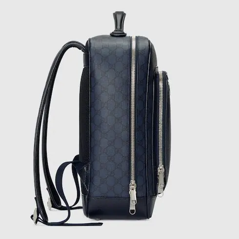 Gucci Ophidia Large Backpack - Blue And Black Supreme