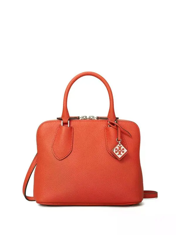 Tory Burch Mini Swing Leather Satchel - Orange