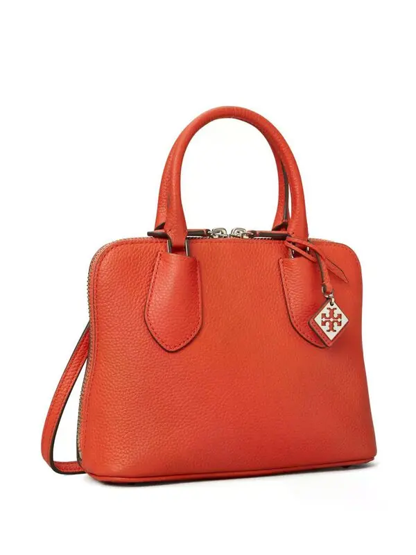 Tory Burch Mini Swing Leather Satchel - Orange