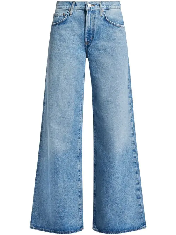 AGOLDE Mid-rise Wide-leg Jeans