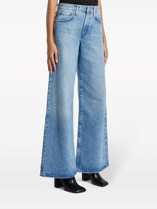AGOLDE Mid-rise Wide-leg Jeans