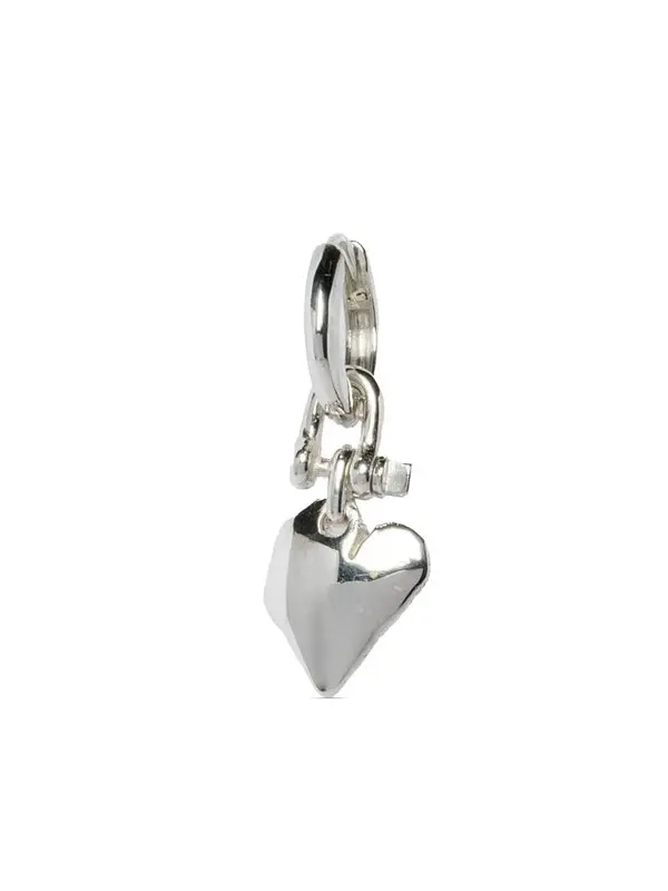 PARTS OF FOUR Jazz's Solid Heart Sterling- Earring - Silver