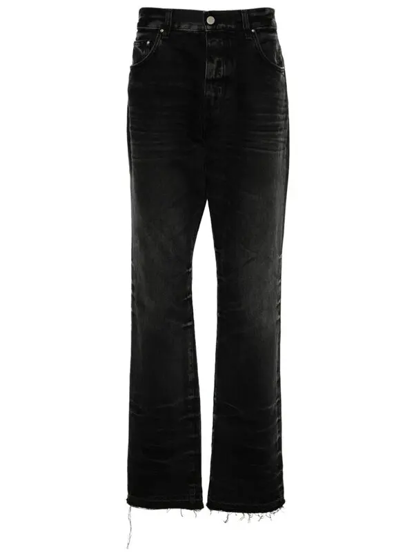 Amiri Release Hem Straight-leg Jeans