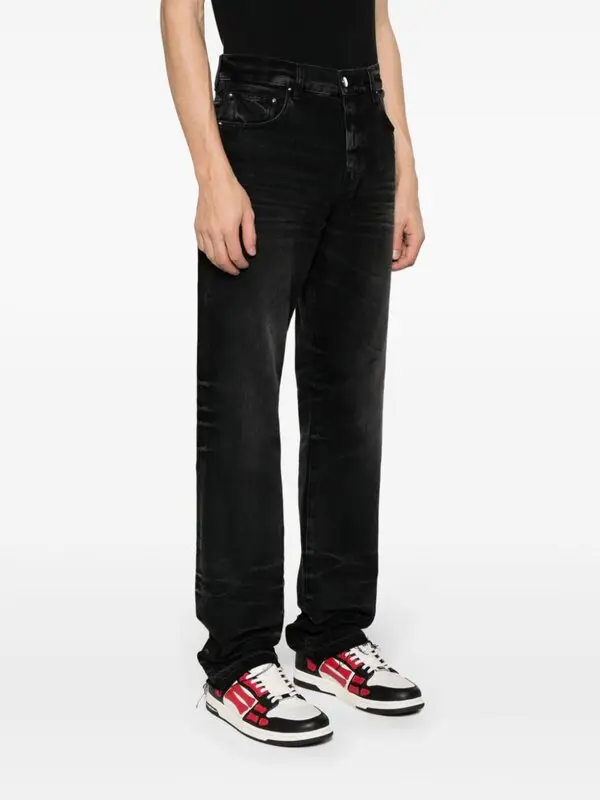 Amiri Release Hem Straight-leg Jeans