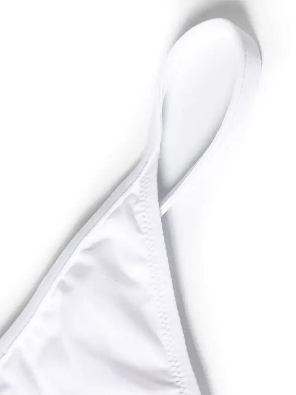 Dolce & Gabbana Logo-plaque Triangle Bikini - White