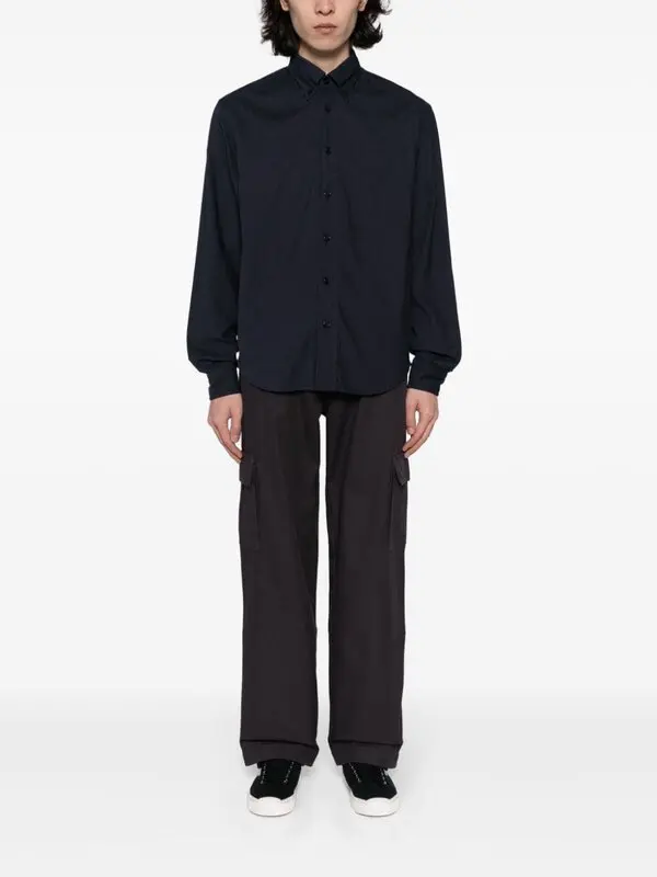 BOSS Long-sleeve Cotton Corduroy Shirt