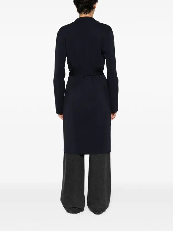 P.a.r.o.s.h Knitted Double-breasted Midi Coat