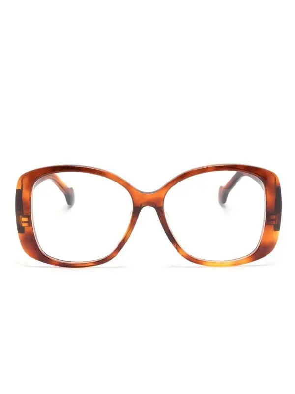 Gucci Tortoiseshell Square-frame Glasses - Brown