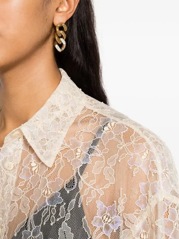 Zadig&Voltaire Tyrone Floral-lace Mesh Shirt