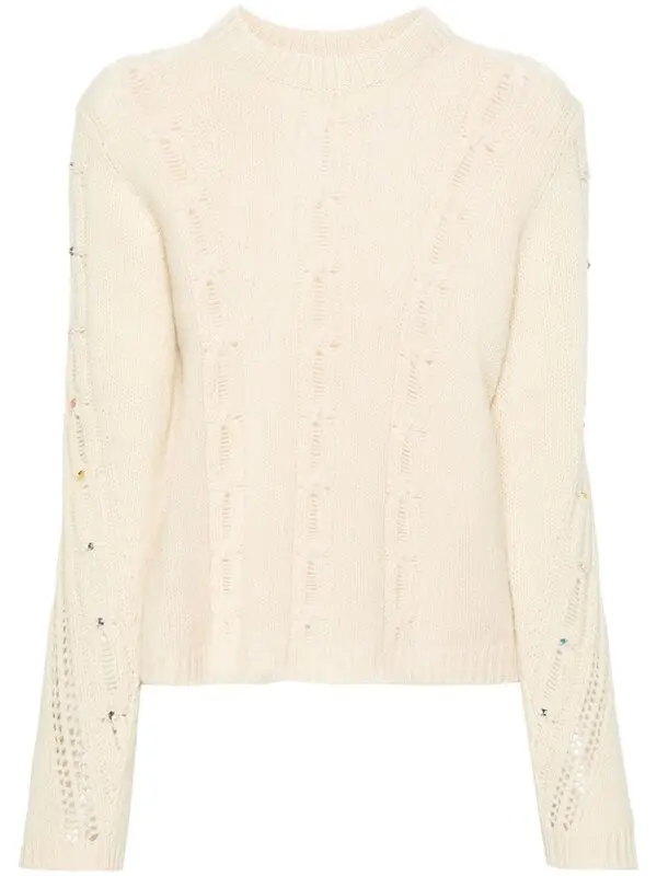 Zadig&Voltaire Morley Cable-knit Jumper