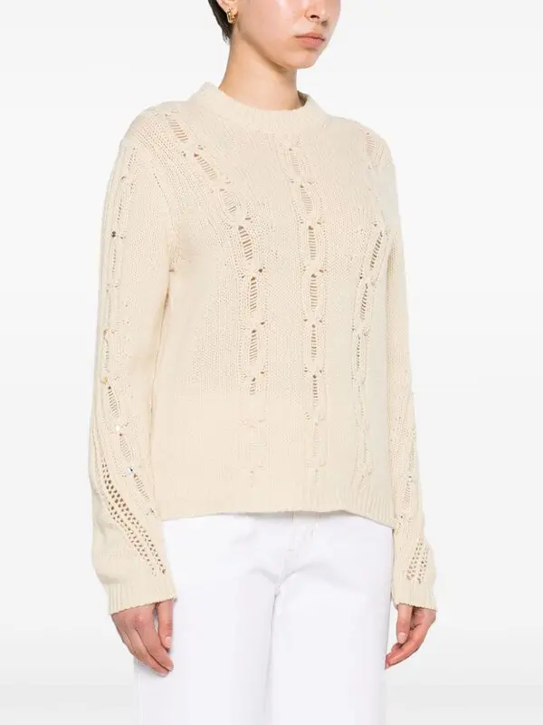 Zadig&Voltaire Morley Cable-knit Jumper