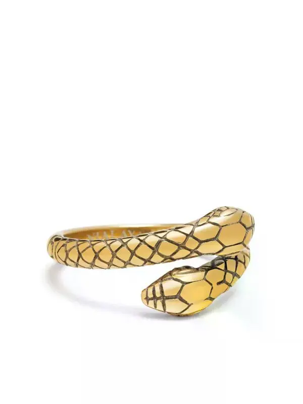 NIALAYA JEWELRY Vintage Snake Ring - Gold