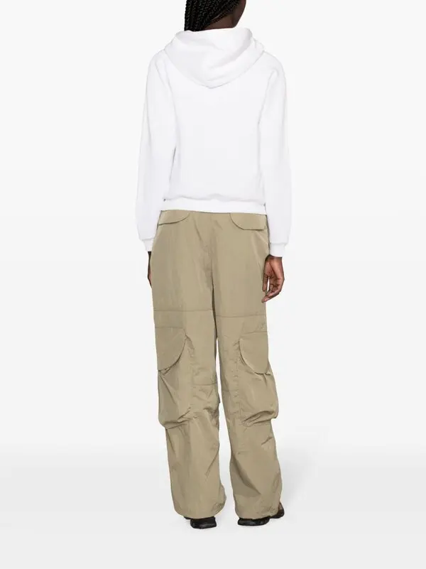 Polo Ralph Lauren Embroidered-logo Jersey Hoodie - White