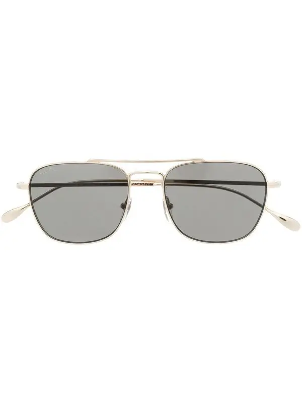 Gucci Square-frame Tinted Sunglasses - Gold