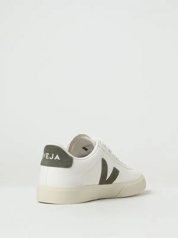 VEJA Leather Lace Up Sneakers - White