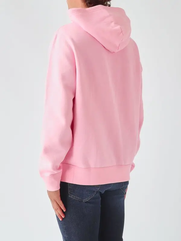 Polo Ralph Lauren Cotton Hoodie With Iconic Embroidered Pony Logo - Pink