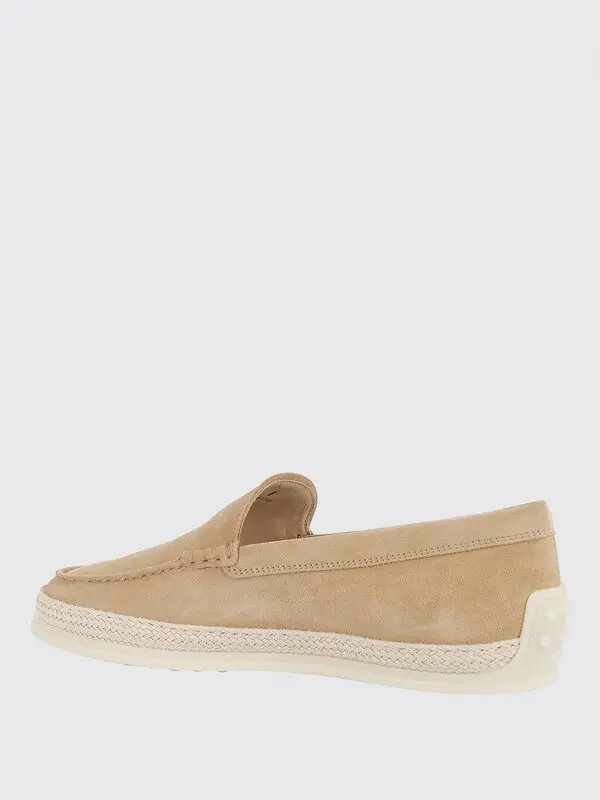 TOD'S Suede Loafers - Sand