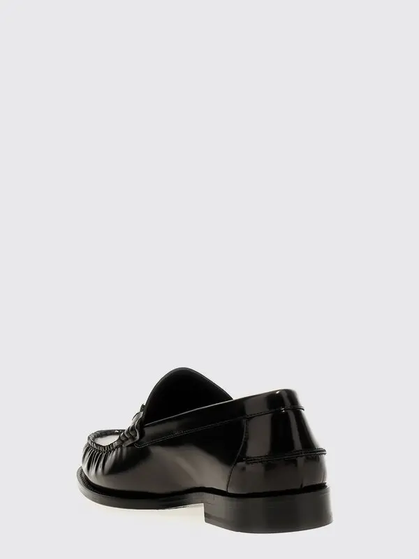 Versace Loafers With Gold Tone Medusa Detail - Black